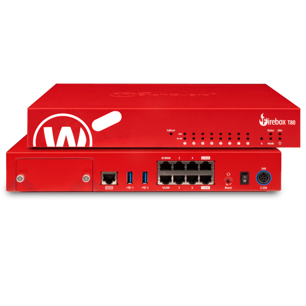 WatchGuard Firebox T85-PoE Firewall with 3 Year Basic Security – Equa, LLC